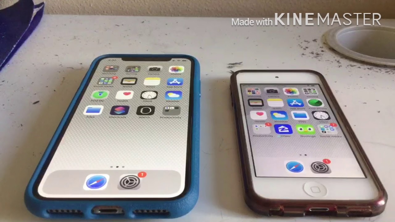 iPhone X vs. iPod Touch 6 speed test - YouTube