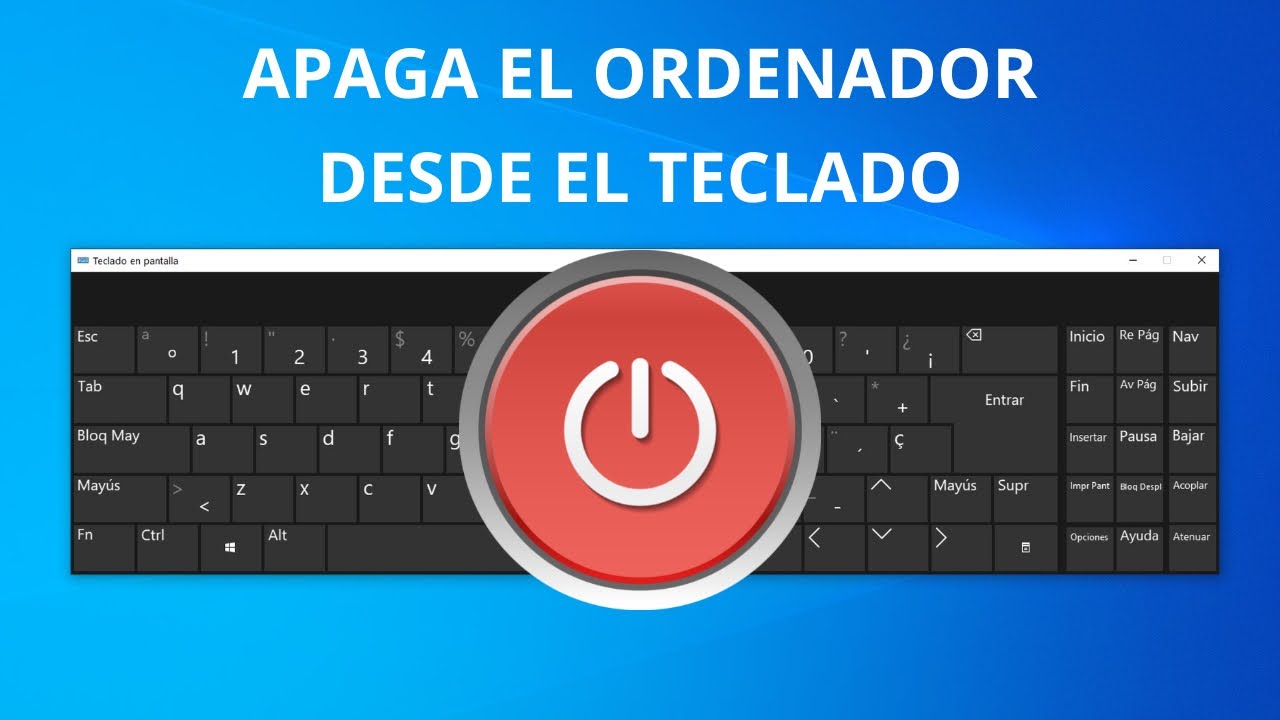Cómo Apagar el Ordenador desde el Teclado | Windows - YouTube