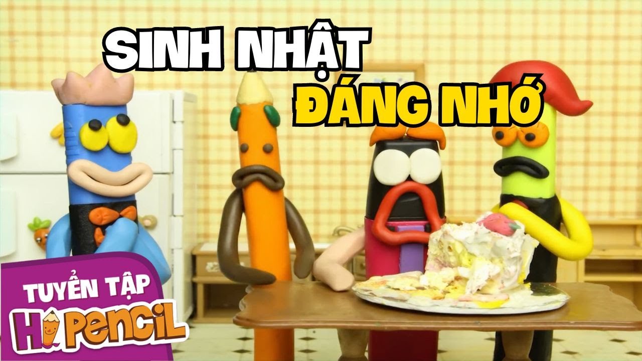 SINH NHẬT ĐÁNG NHỚ | Tuyển Tập Hoạt Hình Xin Chào Bút Chì | Hi Pencil ...