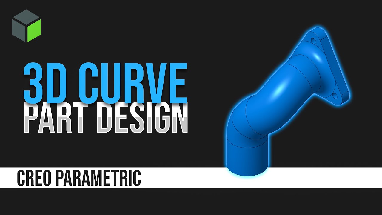 3d Curve ( intersection curve )#creo_parametric #part_modeling - YouTube