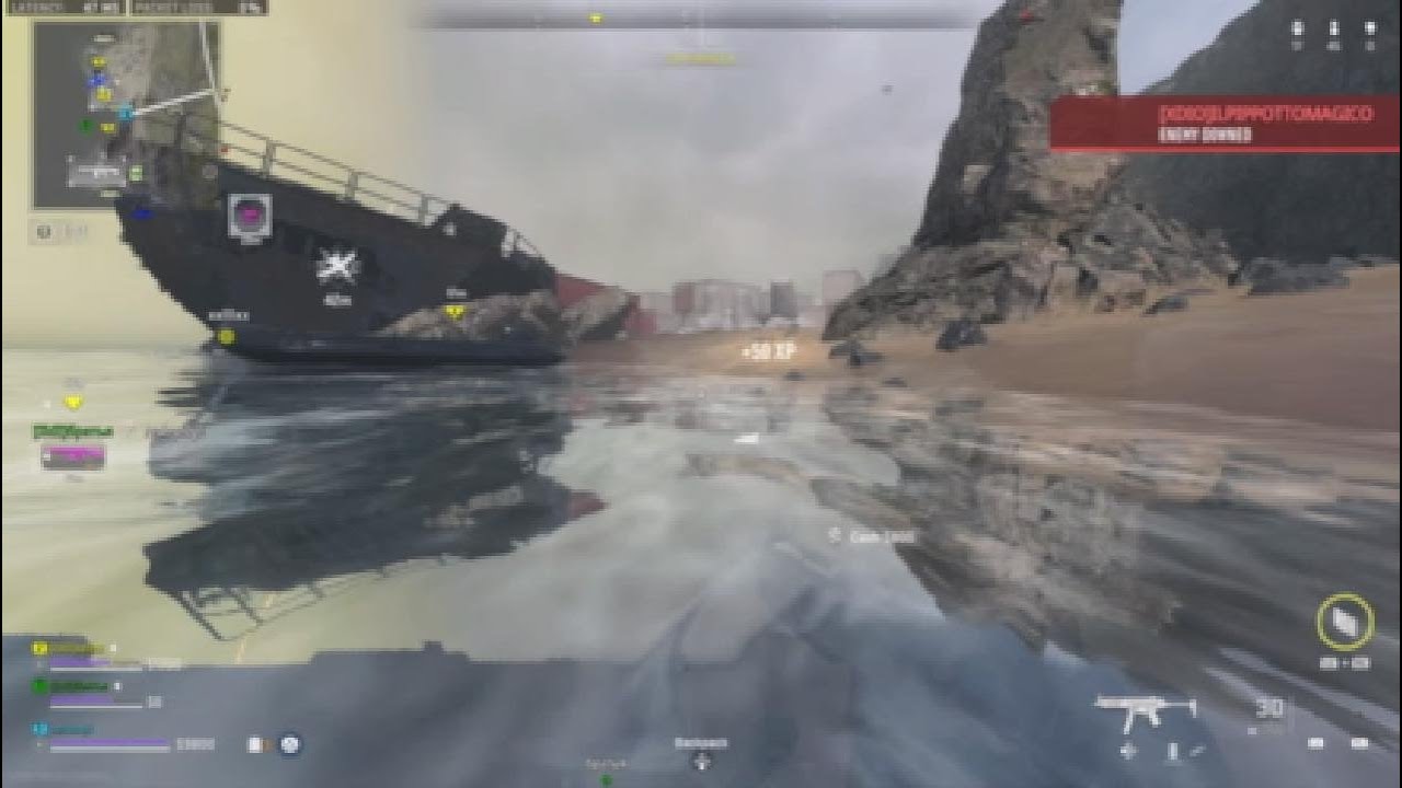 Just a little Warzone game play Water finish - YouTube