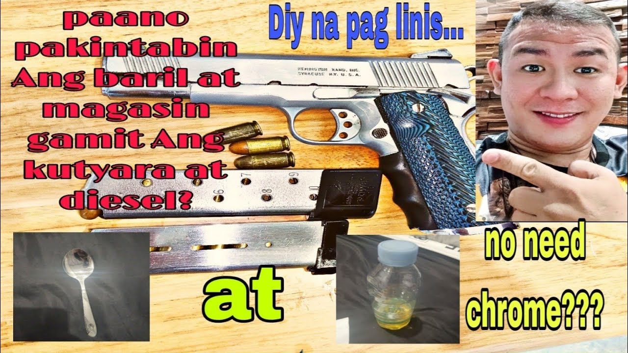 paano pakintabin Ang baril gamit Ang kutyara at diesel(AMIGO CHANNEL TV ...