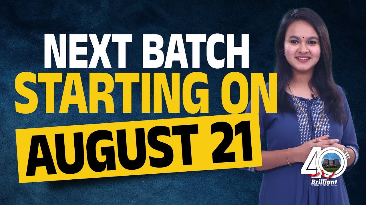 Next Batch Starting On August 21 | LONG TERM 2025 – Two Year Programme ...