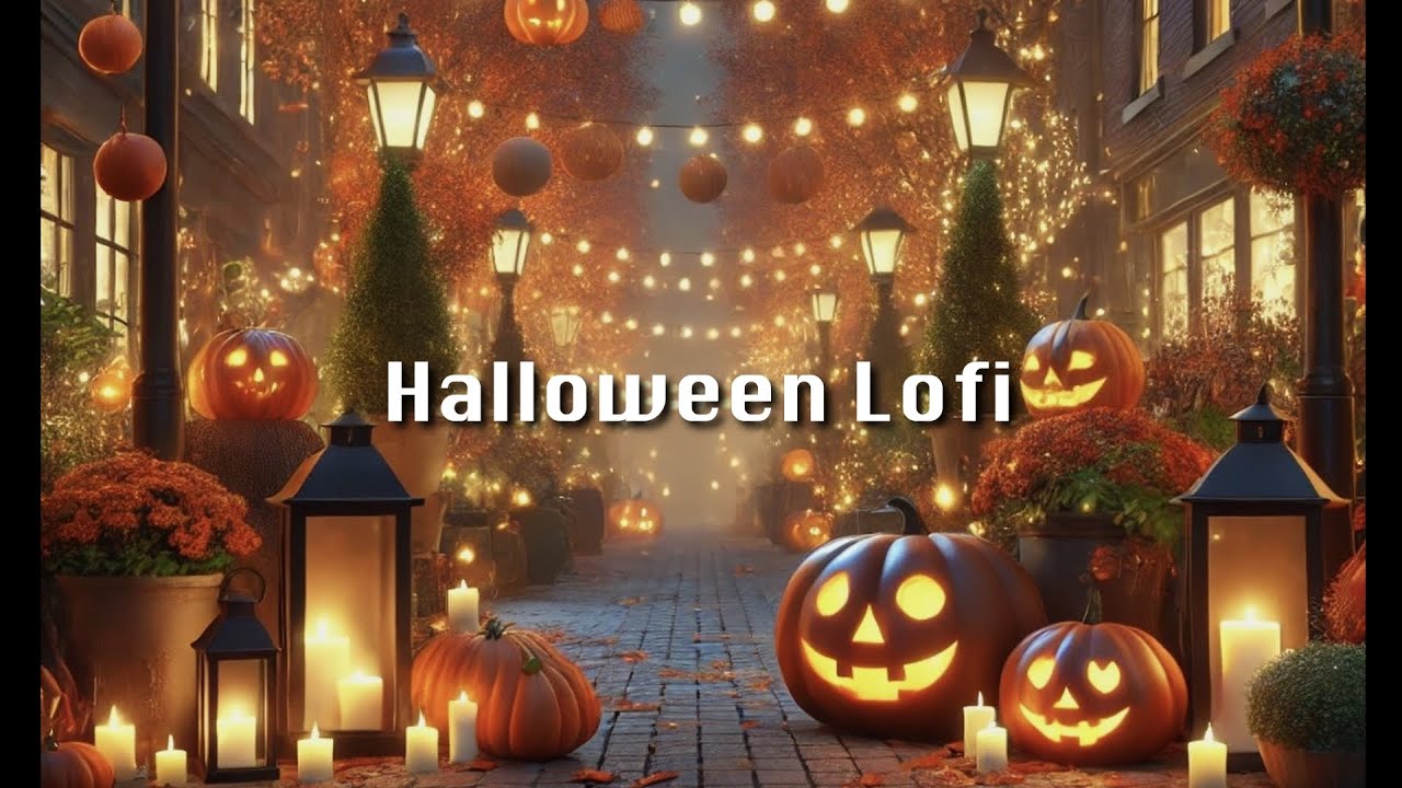 Halloween Lofi music 🎃 / Mix Halloween Ambience / relax & study to🦇 ...