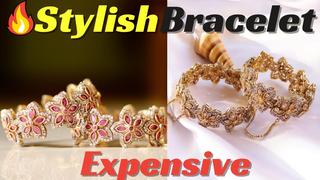 Most Expensive Gold Bracelets Collection 2024 || Indian Khara Bracelet ...