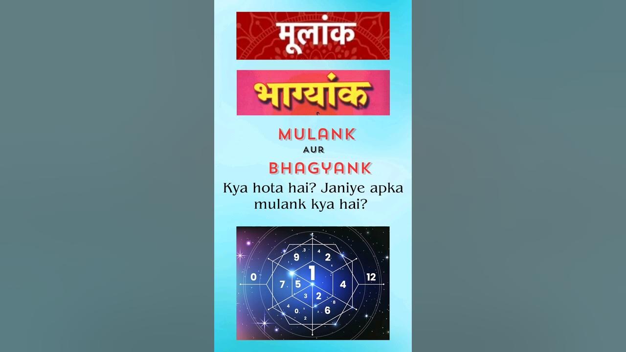 PART 1 - Apka MULANK aur BHAGYANK kya hai? #mulank #bhagyank #viral #shorts #numerology - YouTube