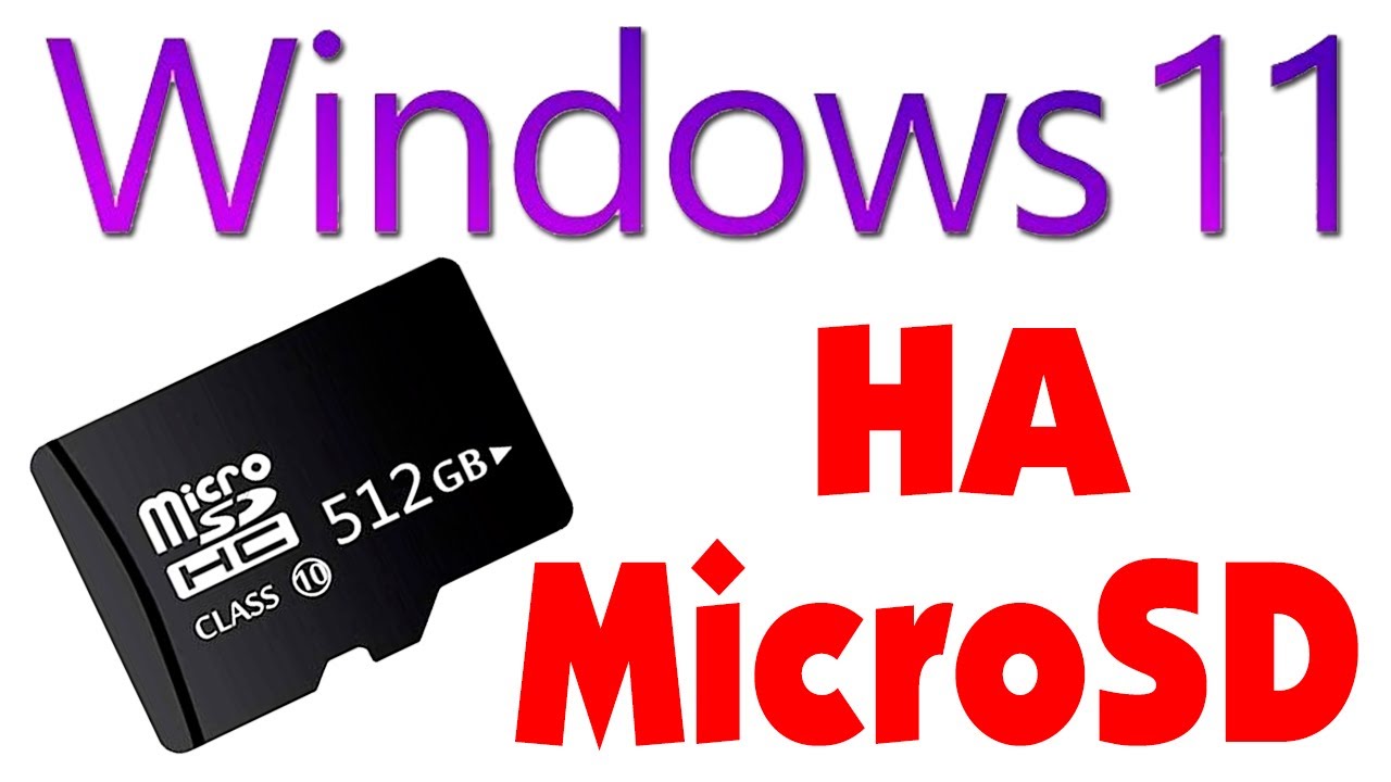 Как установить Windows 11 на MicroSD карту памяти.Установка Windows 11 ...