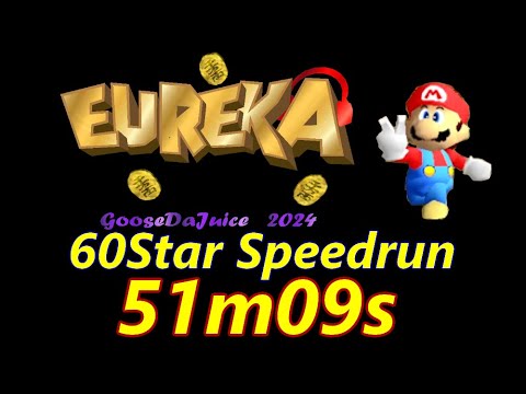 SM64: Eureka 60Star Speedrun in 51m09s - YouTube