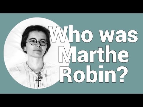 Venerable Marthe Robin (1902-1981) - YouTube