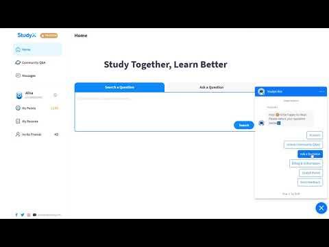 StudyX-Unlock answers to better understand your homework-Contact us through Live Chat - YouTube