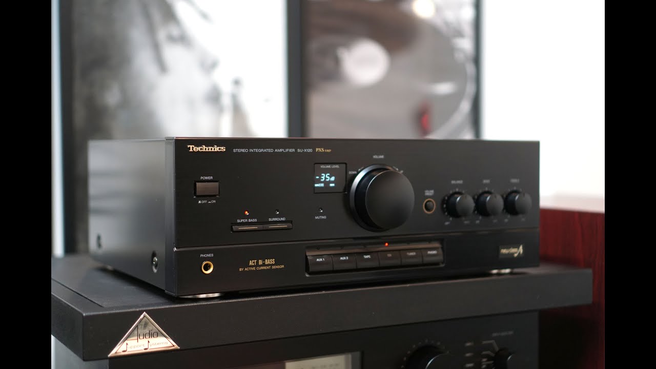 Technics SU-X120 'New Class A' Stereo Amplifier with Phono Made in ...