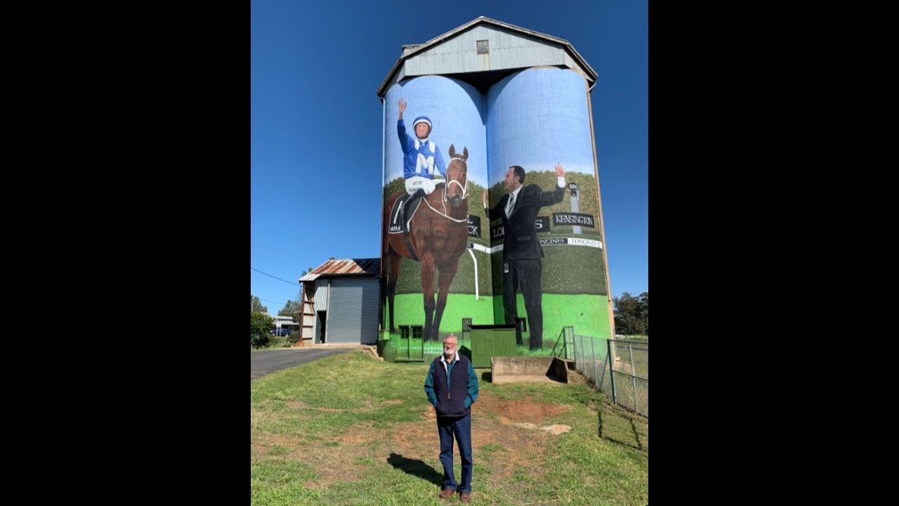 Dunedoo Painted Silo & interview with the artist Peter Mortimore - YouTube