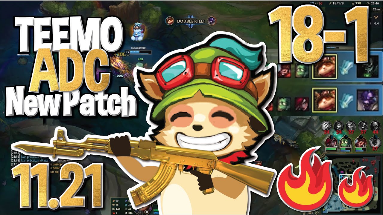 Teemo ADC patch 11.21 - YouTube