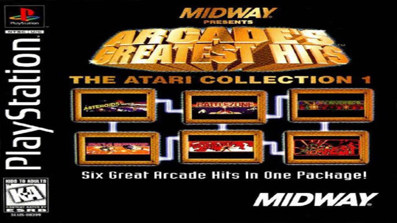Arcade's Greatest Hits The Atari Collection 1 Longplay [PS1] [No-Com ...