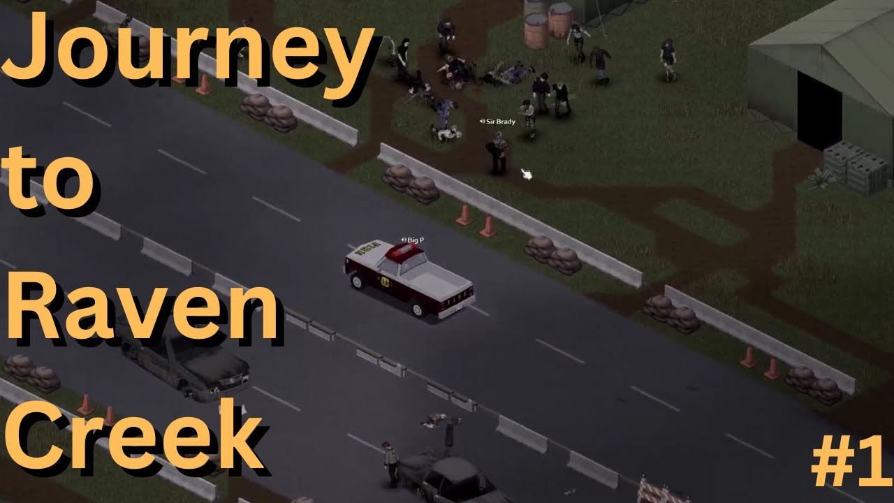 The journey to Raven Creek | Project Zomboid (Raven Creek/Modded) Ep.1 ...