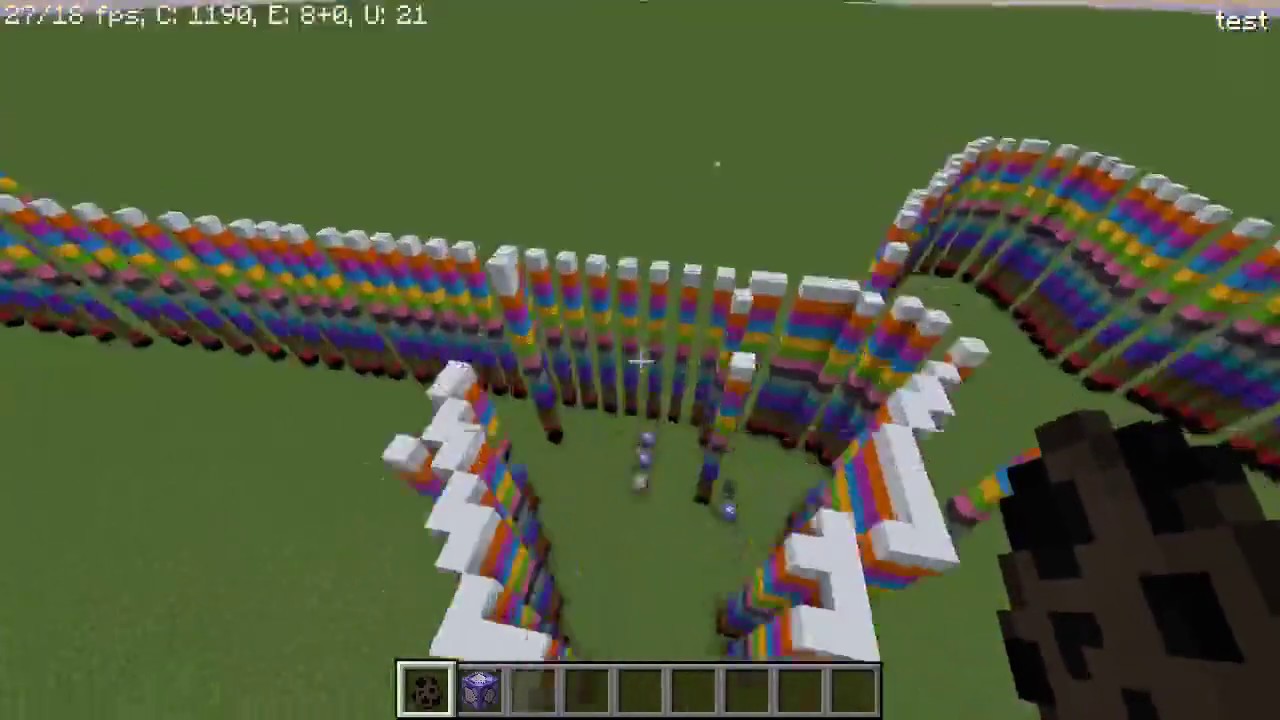 how to spawn a rainbow in 1 12 - YouTube