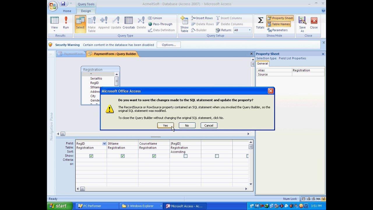 10) Microsoft Access & VBA Bangla Tutorial |How to Create Access Form using Form Design tools ...