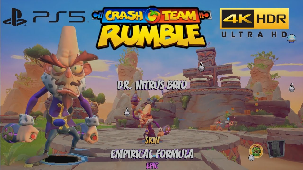 Crash Team Rumble: Competitive: Dr. N Brio Embirical Formula Skin (PS5 ...