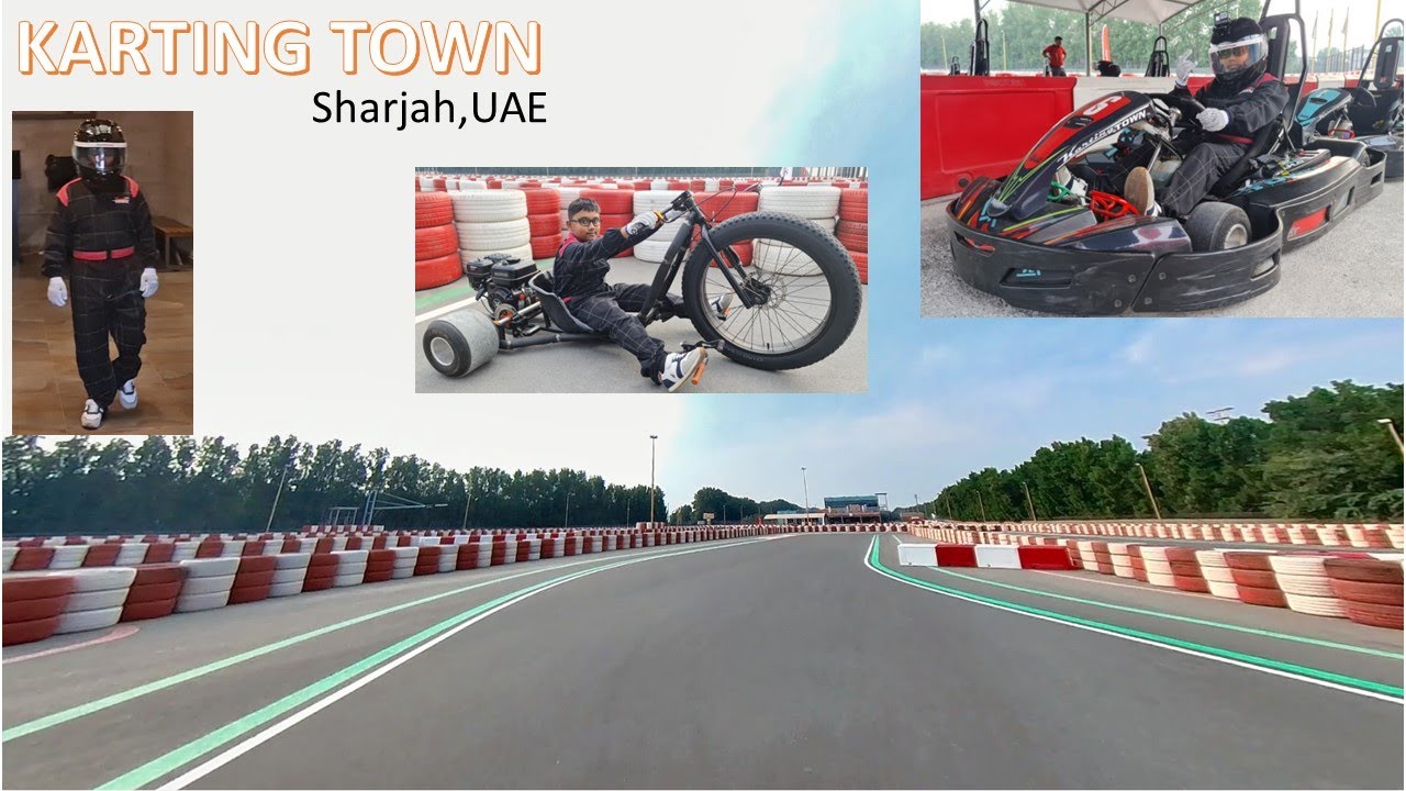 My first go karting driving experience @ Karting Town, Sharjah - YouTube