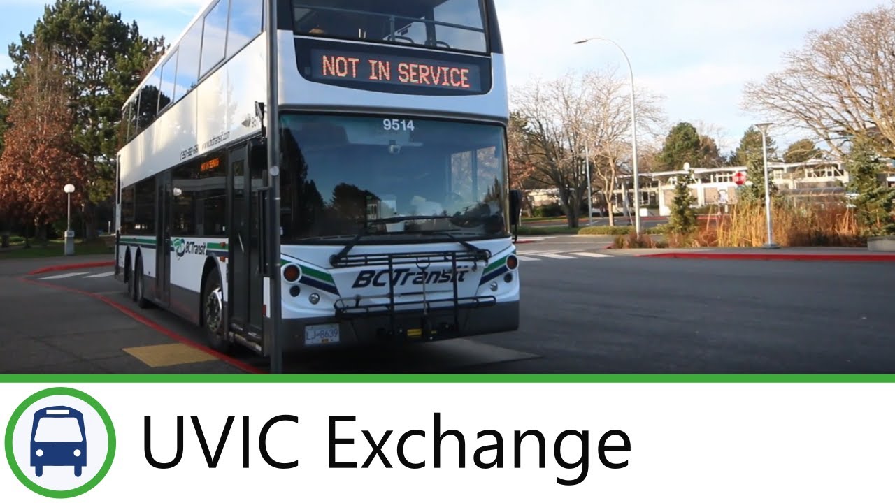 BC Transit at UVIC Exchange - YouTube