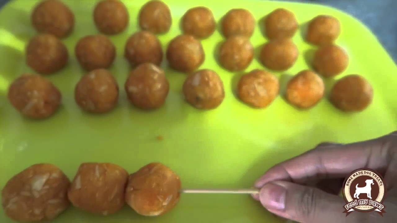 Mitarashi Dango Recipe for dogs! - YouTube