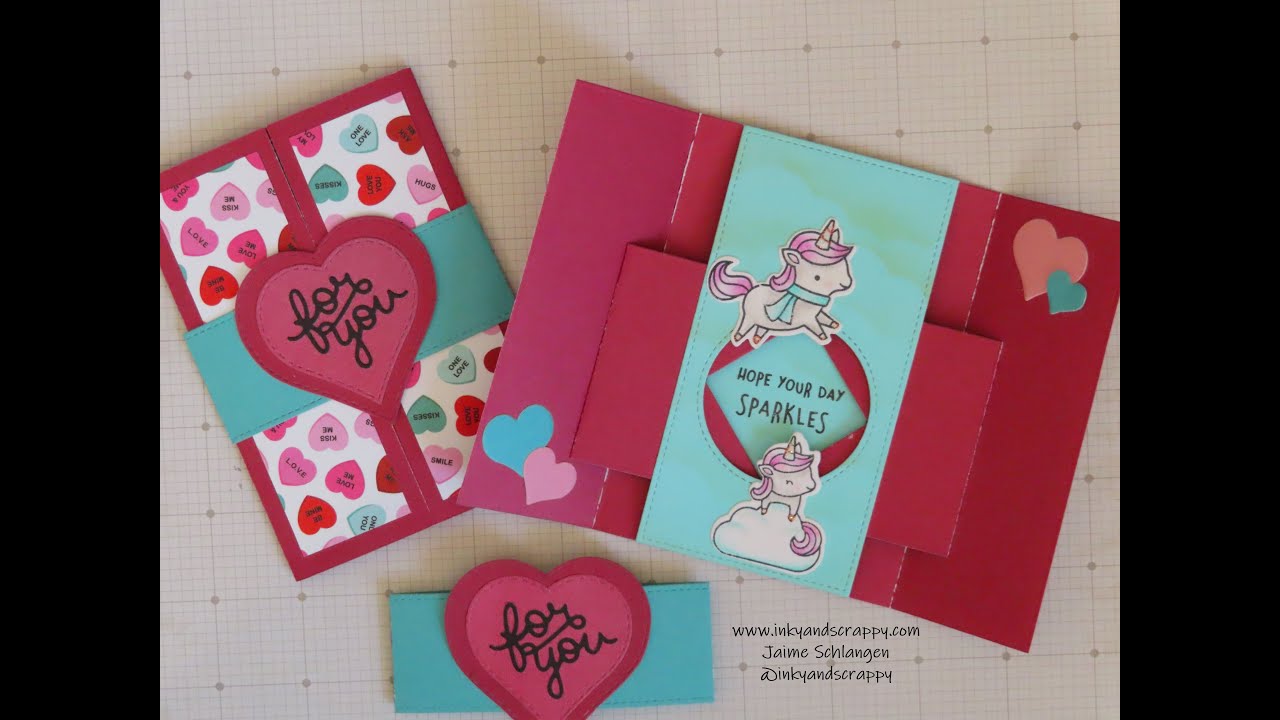 Unicorn Sparkle Shutter Card- Brewing Up Creativity w/ Jaime- Real Time ...