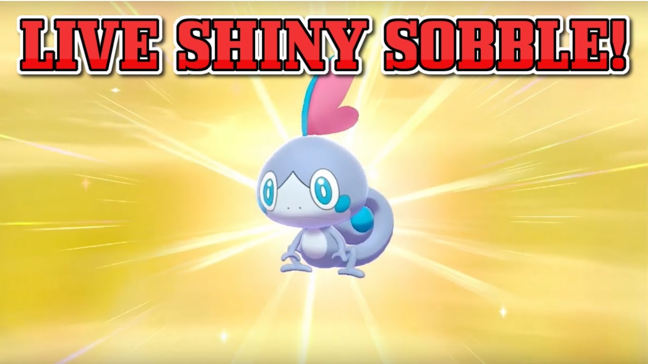 LIVE SHINY SOBBLE in Pokemon Sword and Shield After Only 47 Eggs! Two ...