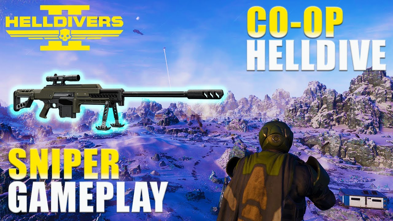 Helldivers 2 - Anti-Material Rifle Gameplay, Automaton Co-op Helldive ...