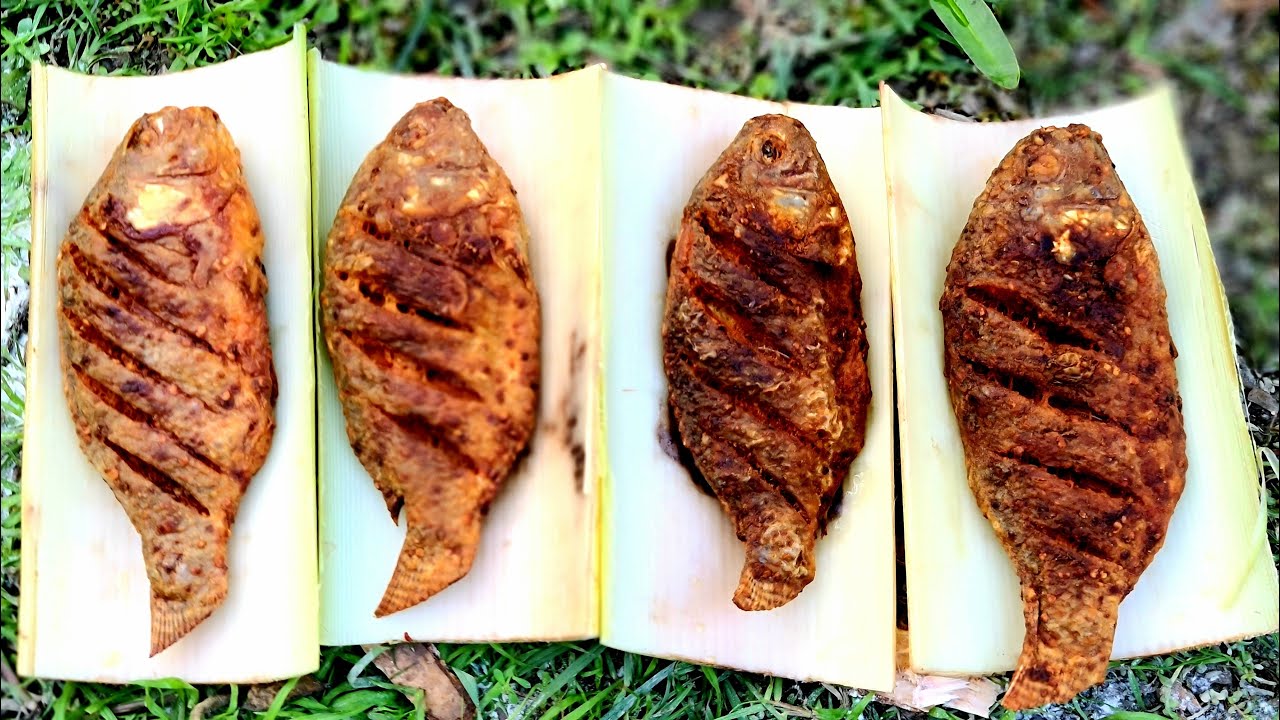 It's really spicy and hot | Very crispy fish fry | Indonesian style ...
