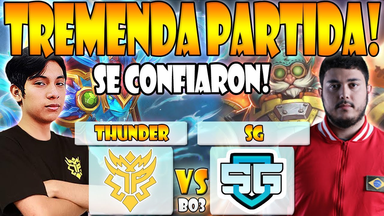 THUNDER PREDATOR VS SG ESPORTS BO3[GAME 1]DPC SA 2021/22 Tour 1 ...