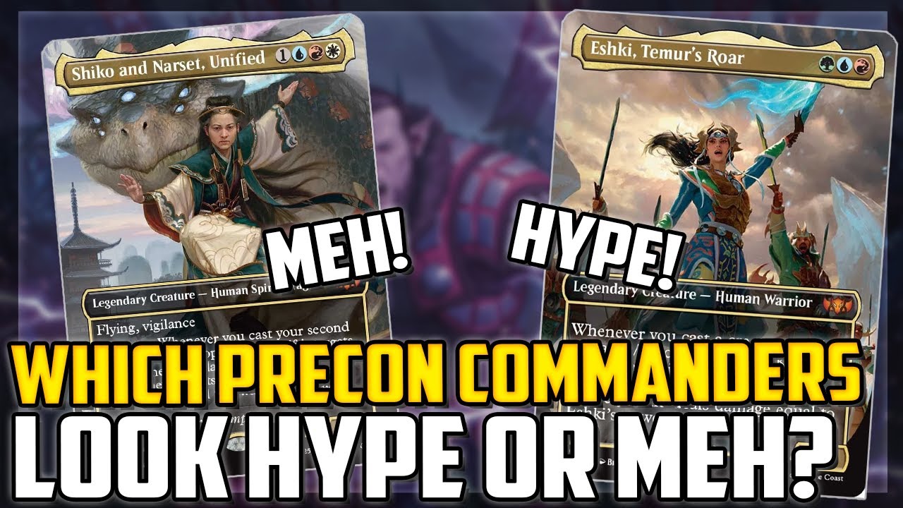 Which Precon Commanders Are HYPE and Which Are MEH! Tarkir Dragonstorm ...