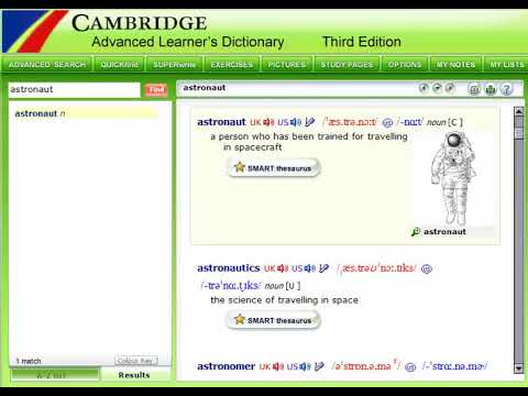 astronaut pronunciation - YouTube