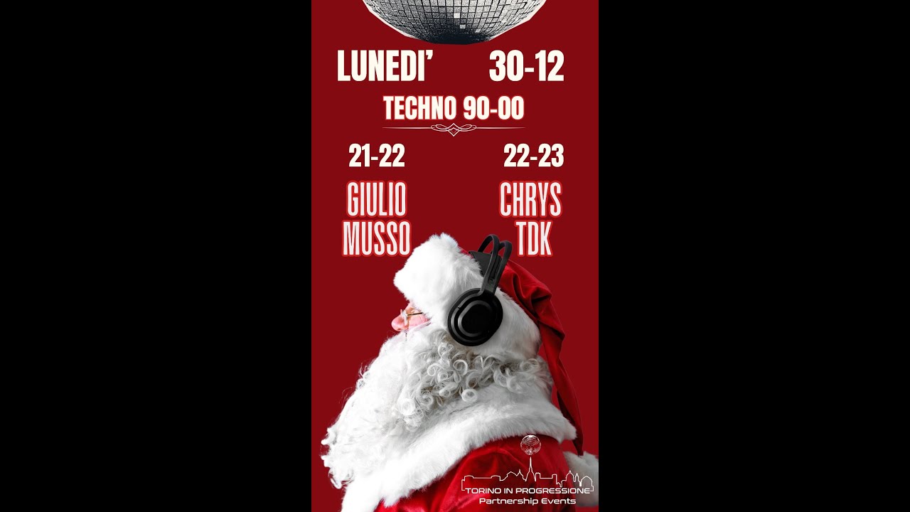 CHRYS TDK Live @ Special Christmas Event '24 on Torino In Progressione ...