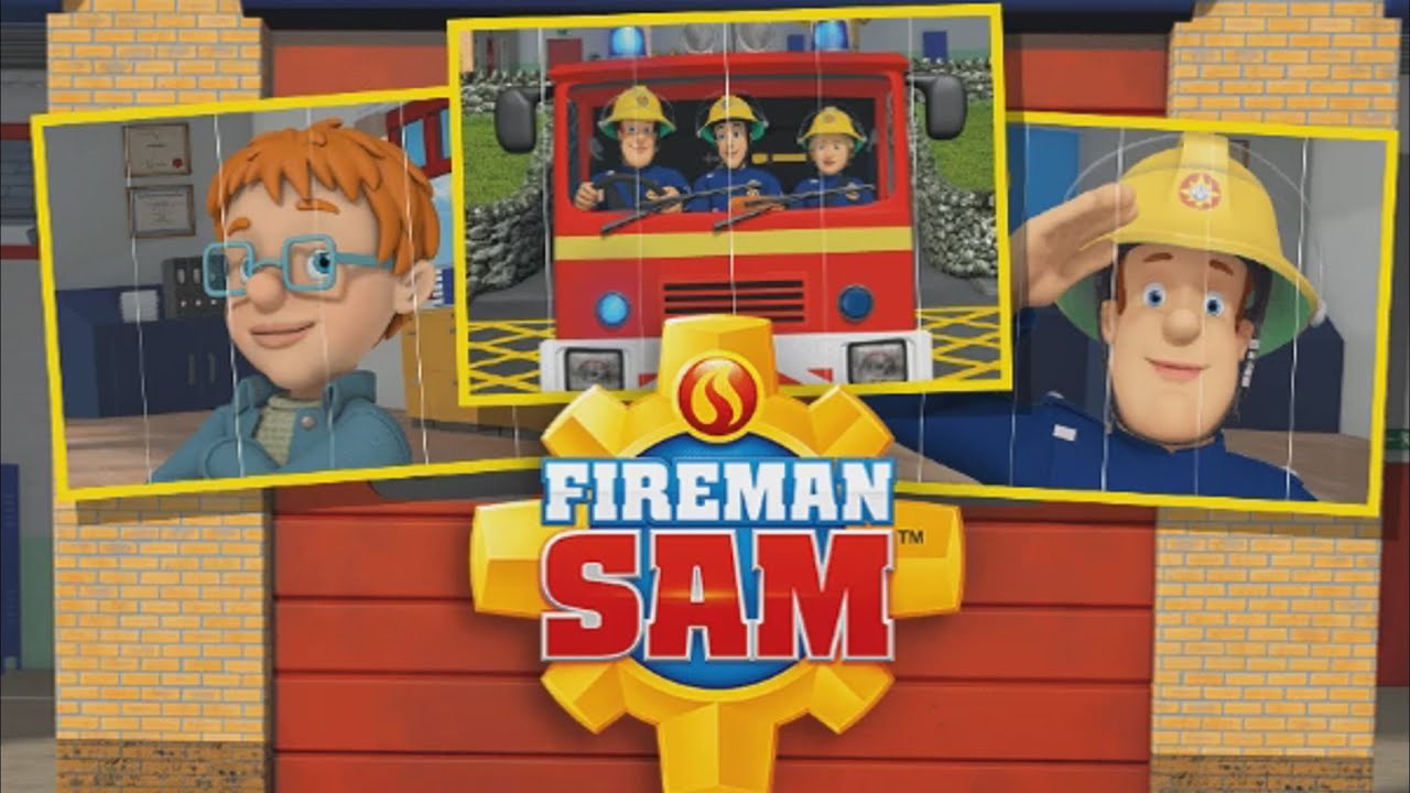 FIREMAN SAM PUZZLE SLIDER #puzzle - YouTube
