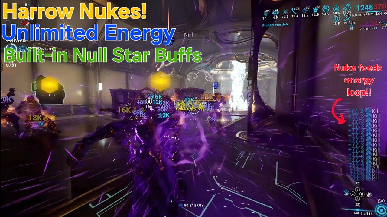 Neutron Harrow: Null Star turns support to dps - YouTube