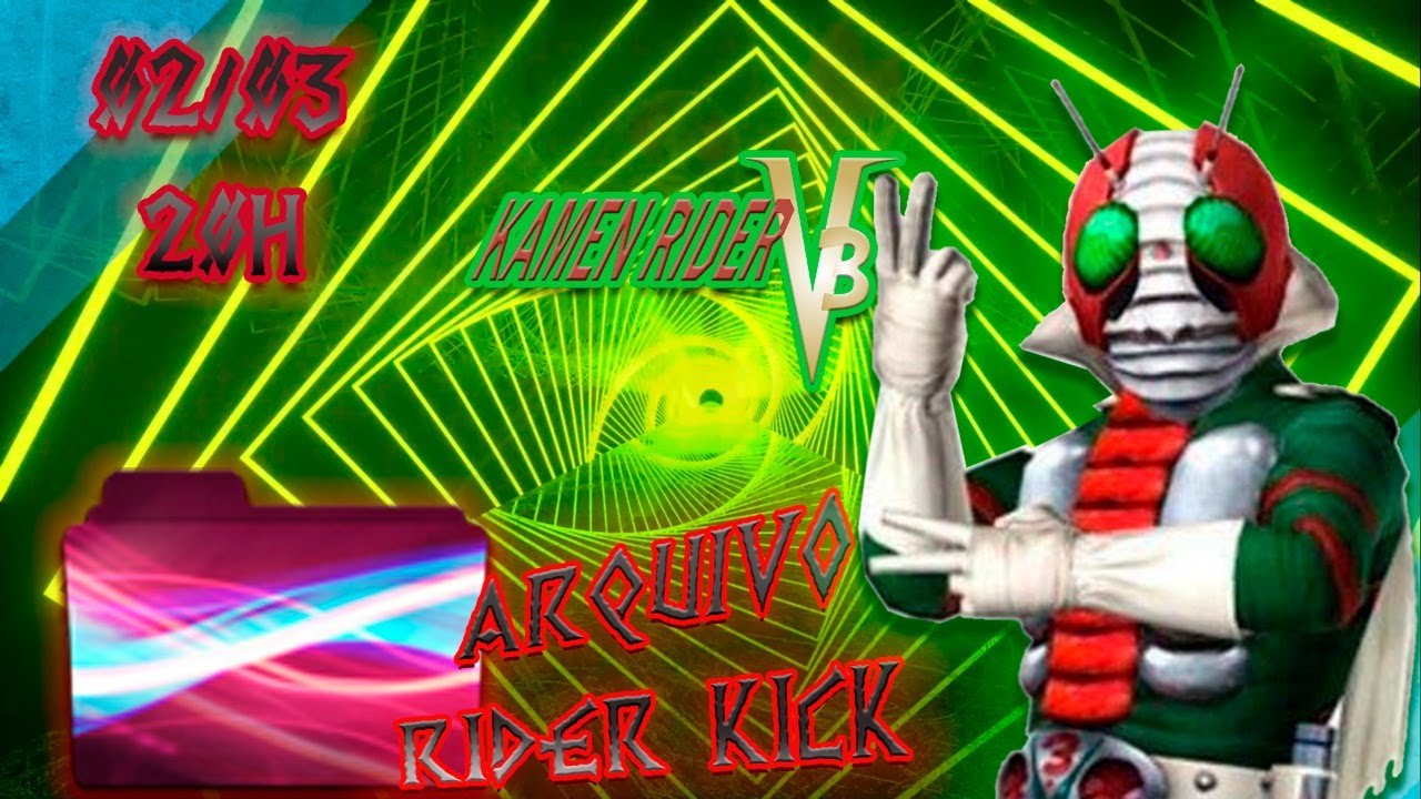 ARQUIVO RIDER KICK - KAMEN RIDER V3 - YouTube