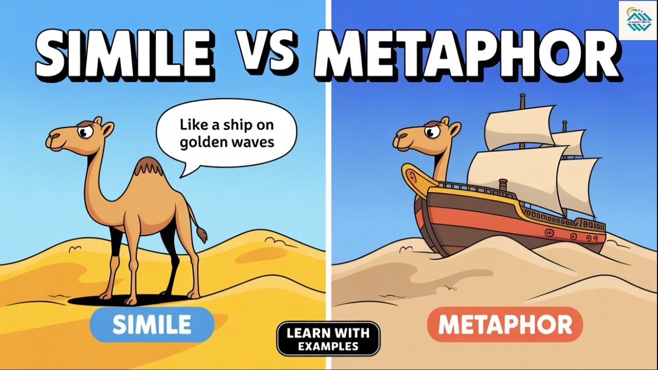 Simile vs Metaphor: The Difference Explained with Examples - YouTube