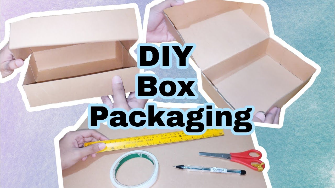 DIY Simple Box Packaging Tutorial | Jherellyn's DIY Vlogs - YouTube