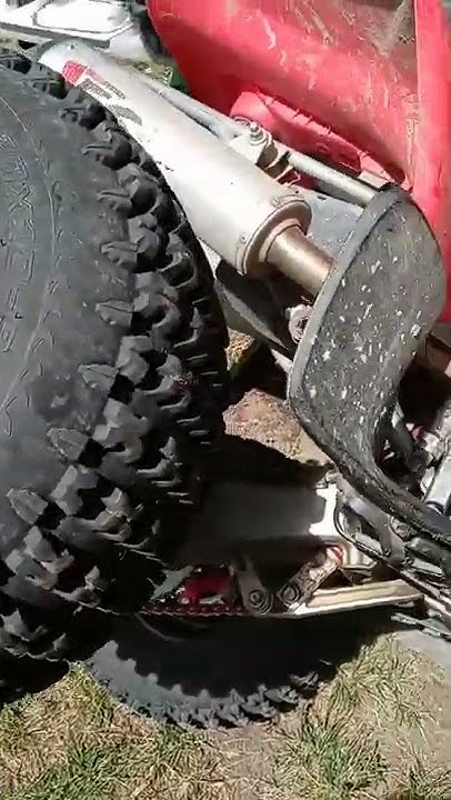 Easy way to replace clutch 400ex - YouTube
