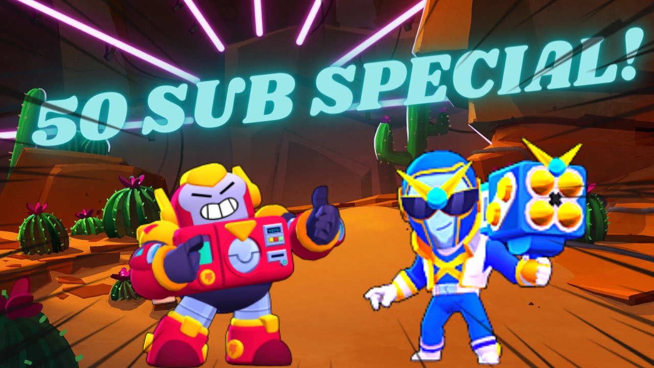 Playing with Super Ranger Brock! - Brawl Stars (50 SUB SPECIAL!) - YouTube