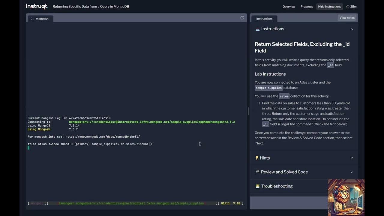 🐾 MongoDB Challenge – Day 3 (Unit 7 Lesson 2) 🐾 - YouTube