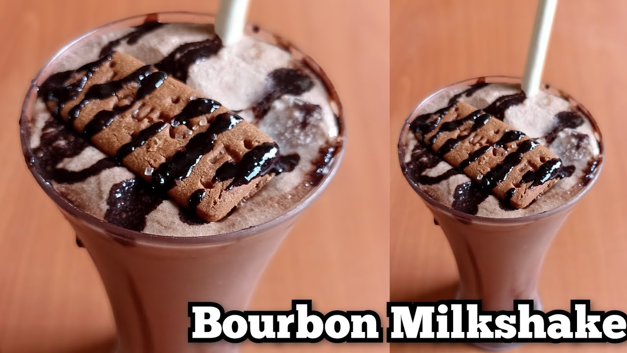 10 Rupees Bourbon biscuit Milkshake Recipe _ easy milkshake Recipe ...