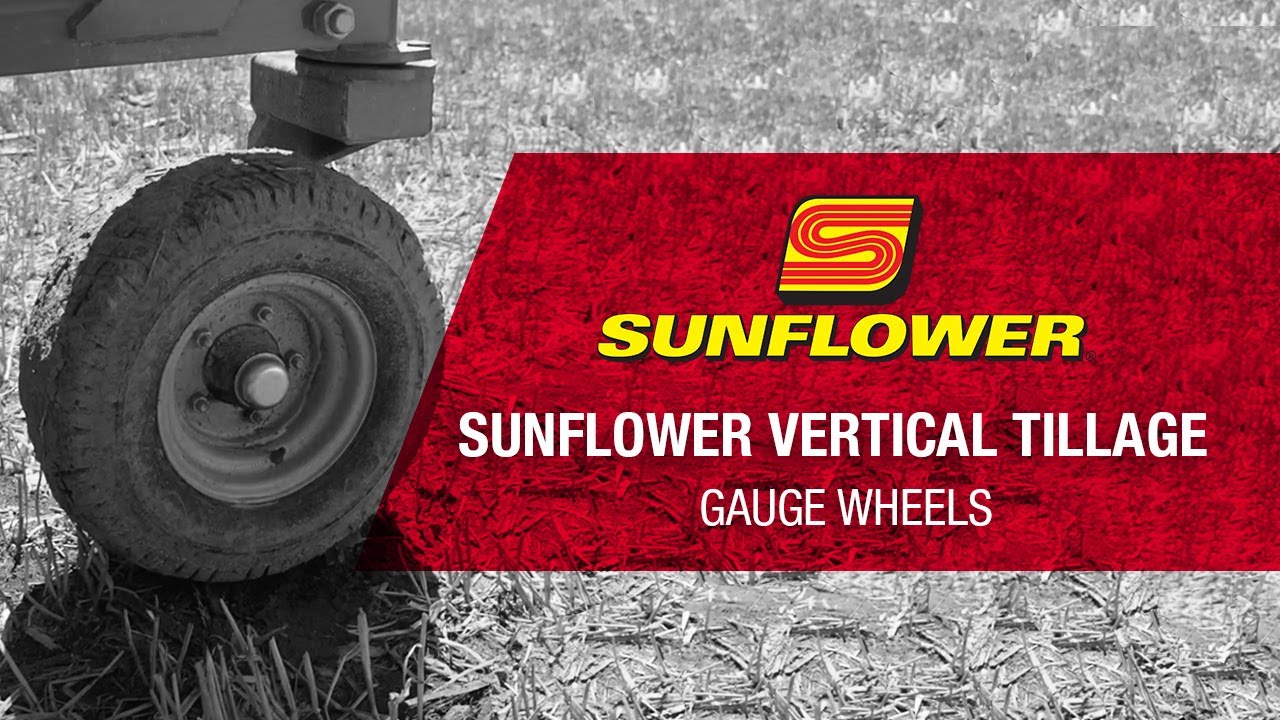 Sunflower Vertical Tillage - Gauge Wheels - YouTube