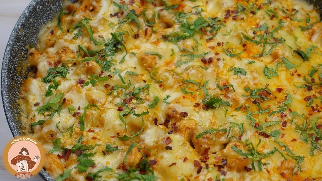 Boneless Chicken and Potato Recipe | Cheese Chicken and Potato Recipe ...