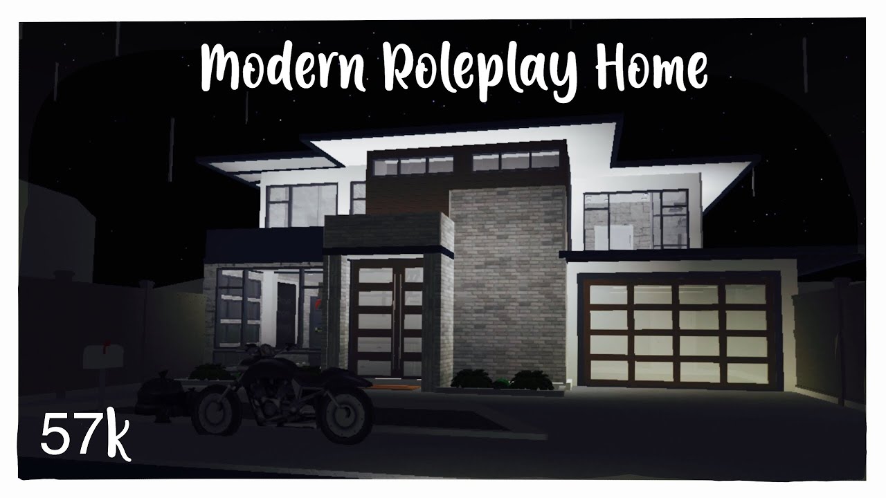 Modern Roleplay Home | Speedbuild - YouTube