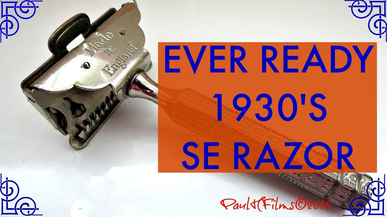 Ever Ready 1930's SE Razor - YouTube