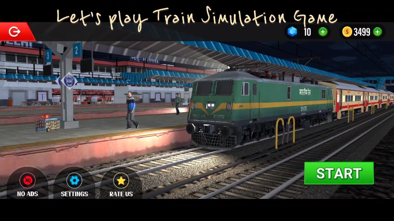 Train Simulation Gameplay - Rajdhani Express - YouTube