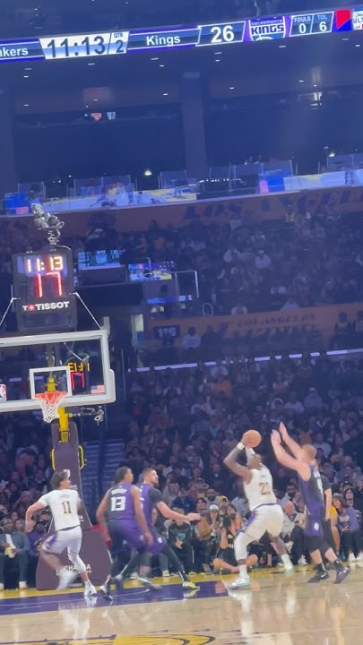 Lebron Makes Behind The Back Pass To Dalton Knecht For The Three Pointer🗑️💦 #Shorts #Viral #NBA ...