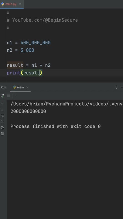 Make MASSIVE Numbers Readable with This Python Hack - YouTube
