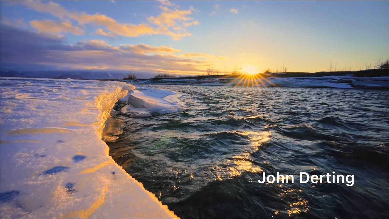 Relaxing River Sounds and smooth flowing waters in Central Alaska - YouTube